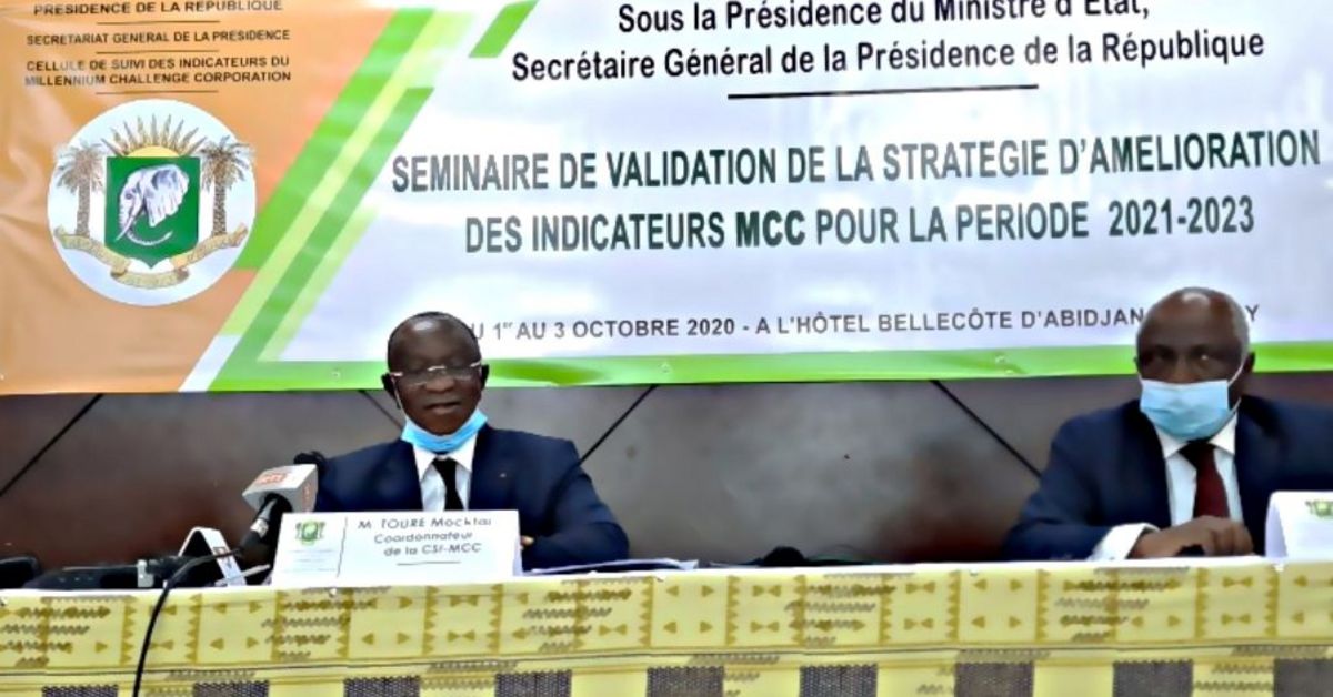 MILLENIUM CHALLENGE CORPORATION (MCC) : la Cote d’Ivoire veut se doter ...